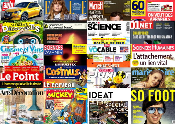 -25% supplémentaire sur les abonnements magazines